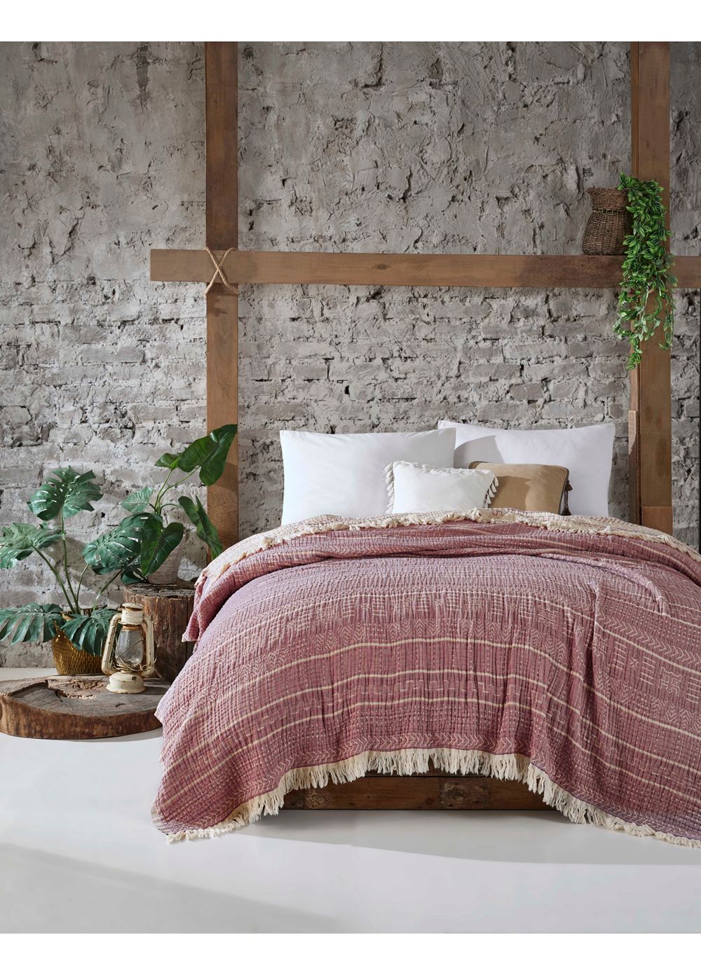 Διπλή Κουβέρτα Πικε 220x240cm Foutastic | brandsGalaxy