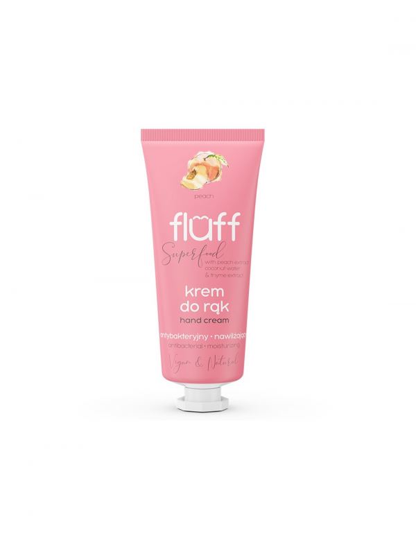 Fluff ''Peach'' Antibacterial Hand Cream 50ml | brandsGalaxy