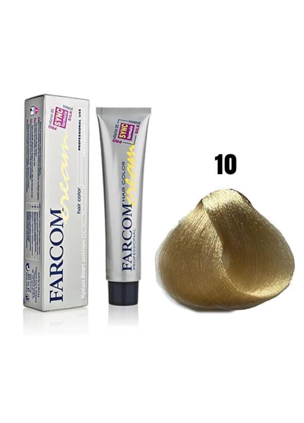 FARCOM ΒΑΦΗ ΝΟ 10 ΞΑΝΘΙΣΤΙΚΟ 60ML | brandsGalaxy