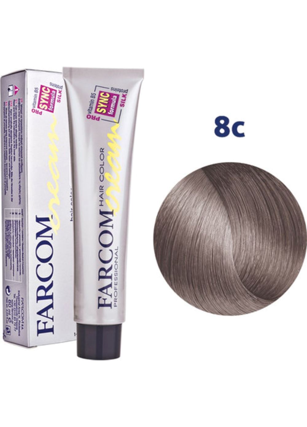FARCOM ΒΑΦΗ ΝΟ 8C ΞΑΝΘΟ ΑΝΟΙΧΤΟ ΣΑΝΤΡΕ 60ML | brandsGalaxy