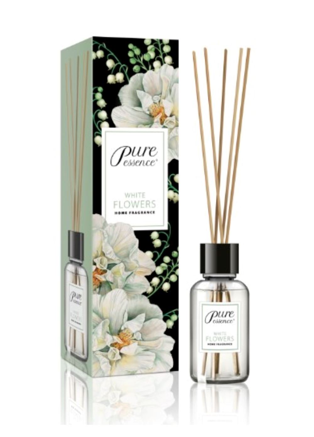 Pure essence fragrance diffuser White Flowers 25ml | brandsGalaxy